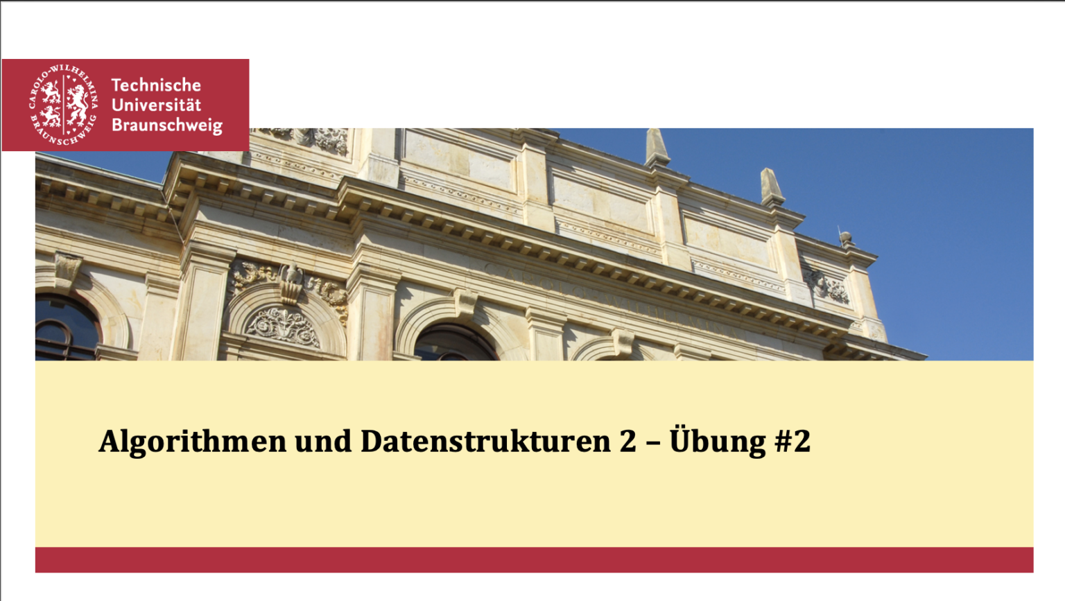 Übung 2 – Algorithmen und Datenstrukturen 2